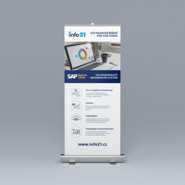 Propagační rollup pro softwarové řešení